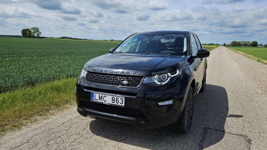 Melns Land Rover Discovery Sport 2017 Marijampole, ar dzinēja tilpumu 2.00 L un nobraukumu 179 tūkst. km par 7500 €, foto 3 vietnē AUTOMOTO.COM.LV