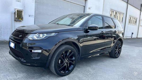 Land Rover Discovery Sport 2017 Utena vietnē Melns Land Rover Discovery Sport 2017 Utena, ar dzinēja tilpumu 2.00 L un nobraukumu 222 tūkst. km par 5650 €, foto 1 vietnē AUTOMOTO.COM.LV