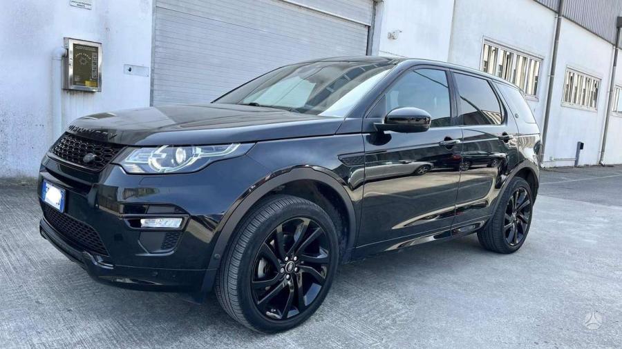 Черный Ленд Ровер Discovery Sport 2017 в Утена, объемом двигателя 2.00 л и пробегом 222 тыс. км за 5650 €, фото 1 на AUTOMOTO.COM.LV