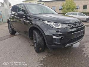 Melns Land Rover Discovery Sport 2017 Prienai, ar dzinēja tilpumu 2.00 L un nobraukumu 175 tūkst. km par 10350 €, foto  vietnē AUTOMOTO.COM.LV