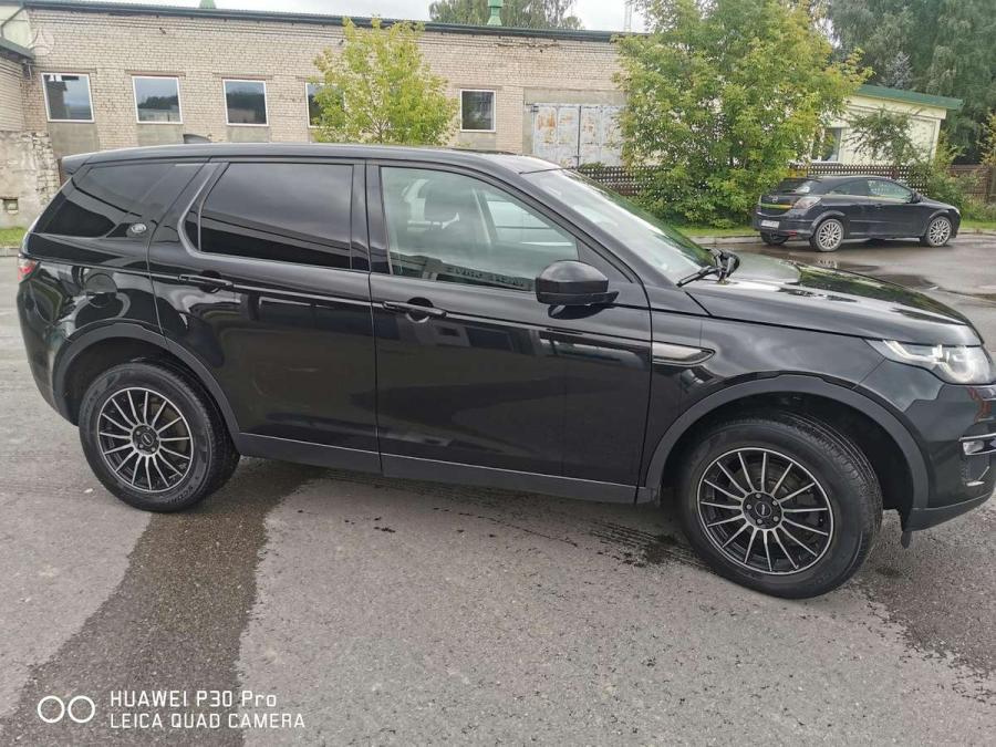 Черный Ленд Ровер Discovery Sport 2017 в Пренай, объемом двигателя 2.00 л и пробегом 175 тыс. км за 10350 €, фото 7 на AUTOMOTO.COM.LV