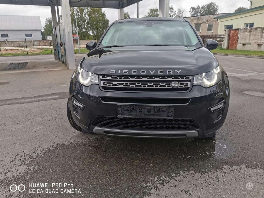 Черный Ленд Ровер Discovery Sport 2017 в Пренай, объемом двигателя 2.00 л и пробегом 175 тыс. км за 10350 €, фото 12 на AUTOMOTO.COM.LV