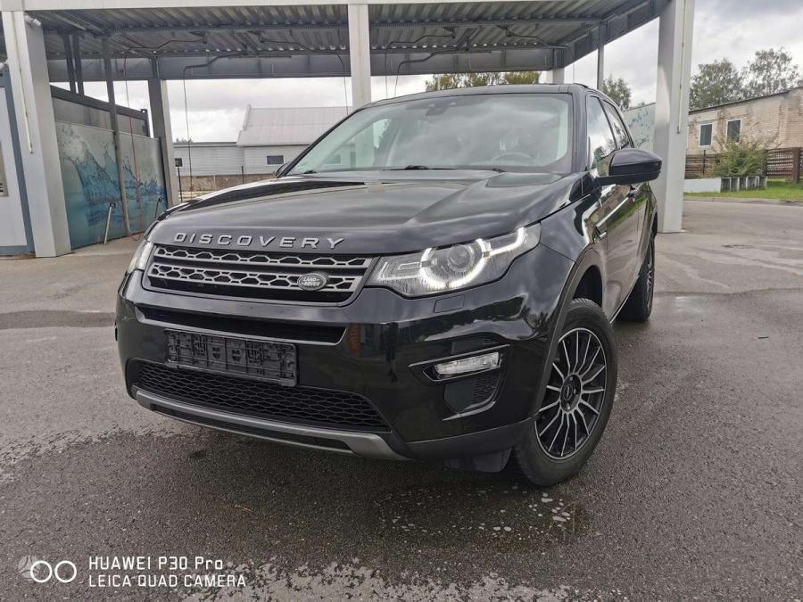 Черный Ленд Ровер Discovery Sport 2017 в Пренай, объемом двигателя 2.00 л и пробегом 175 тыс. км за 10350 €, фото 13 на AUTOMOTO.COM.LV