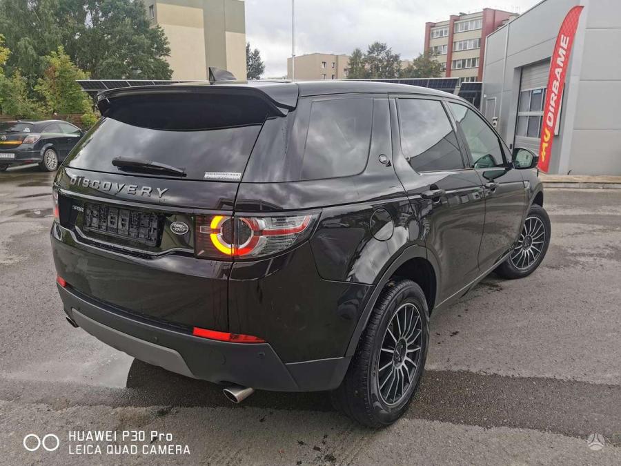 Черный Ленд Ровер Discovery Sport 2017 в Пренай, объемом двигателя 2.00 л и пробегом 175 тыс. км за 10350 €, фото 14 на AUTOMOTO.COM.LV