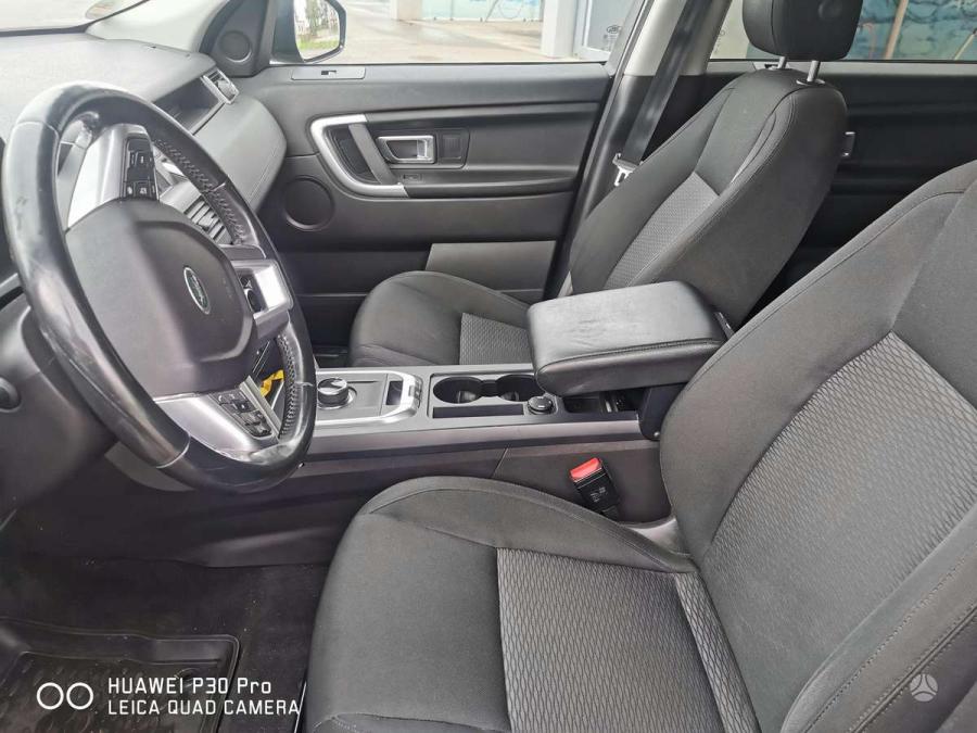 Черный Ленд Ровер Discovery Sport 2017 в Пренай, объемом двигателя 2.00 л и пробегом 175 тыс. км за 10350 €, фото 15 на AUTOMOTO.COM.LV