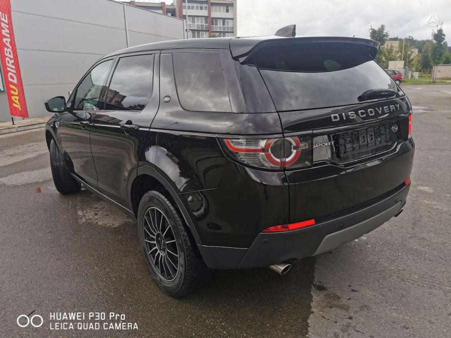 Черный Ленд Ровер Discovery Sport 2017 в Пренай, объемом двигателя 2.00 л и пробегом 175 тыс. км за 10350 €, фото 18 на AUTOMOTO.COM.LV