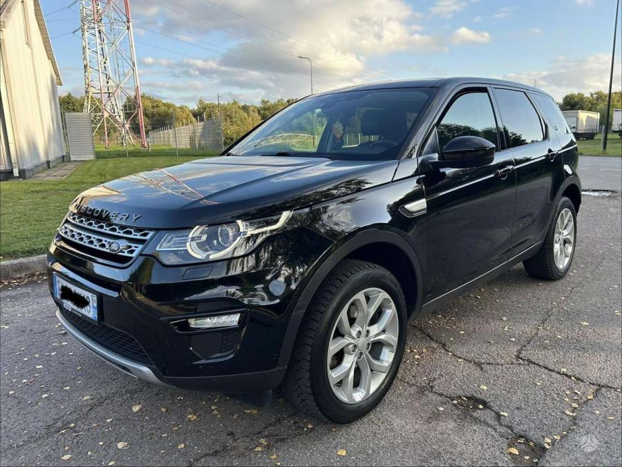 Черный Ленд Ровер Discovery Sport 2017 в Таураге, объемом двигателя 2.00 л и пробегом 146 тыс. км за 9200 €, фото 1 на AUTOMOTO.COM.LV