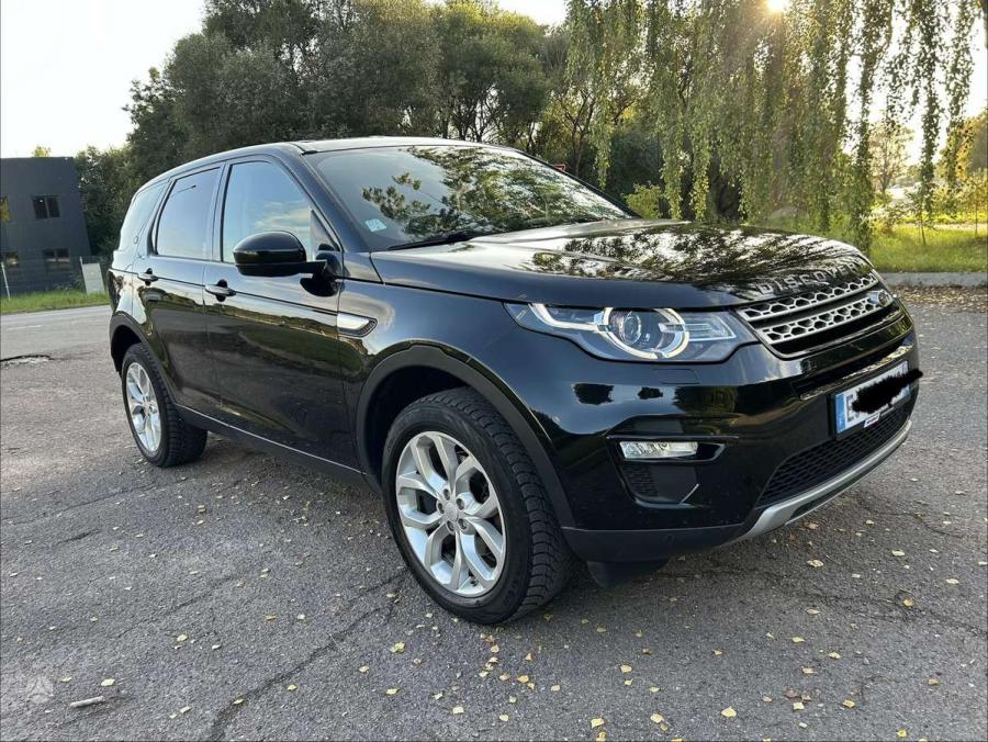 Черный Ленд Ровер Discovery Sport 2017 в Таураге, объемом двигателя 2.00 л и пробегом 146 тыс. км за 9200 €, фото 3 на AUTOMOTO.COM.LV
