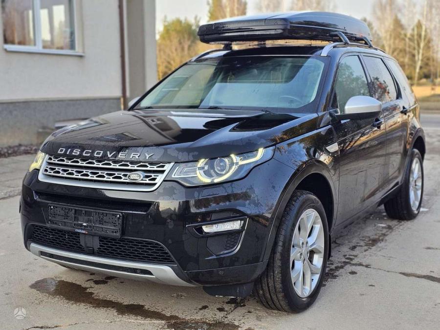 Melns Land Rover Discovery Sport 2017 Rokiškis, ar dzinēja tilpumu 2.00 L un nobraukumu 180 tūkst. km par 7950 €, foto 5 vietnē AUTOMOTO.COM.LV