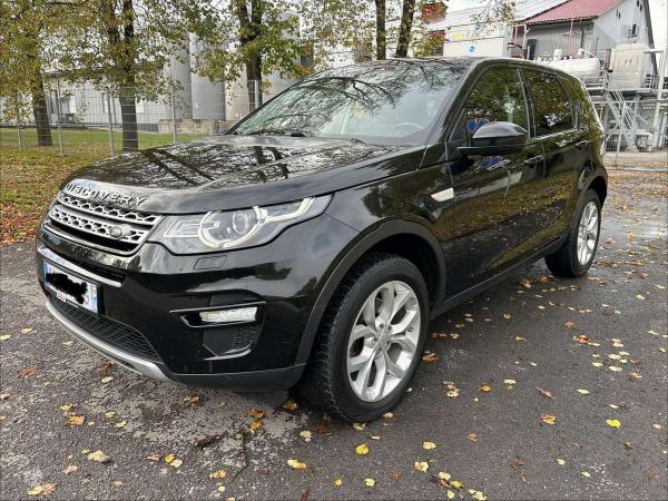 Melns Land Rover Discovery Sport 2017 Tauragė, ar dzinēja tilpumu 2.00 L un nobraukumu 147 tūkst. km par 7900 €, foto 1 vietnē AUTOMOTO.COM.LV
