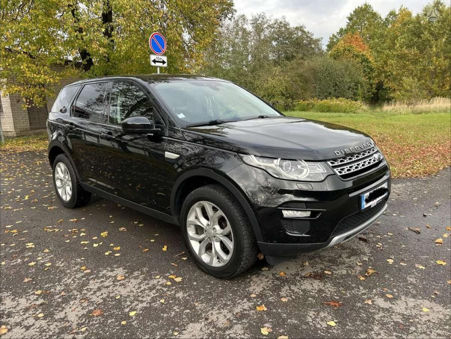 Черный Ленд Ровер Discovery Sport 2017 в Таураге, объемом двигателя 2.00 л и пробегом 147 тыс. км за 7900 €, фото 8 на AUTOMOTO.COM.LV