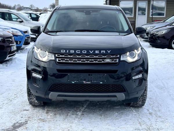 Black Land Rover Discovery Sport 2018 in Kretinga, with an engine capacity of 2.00 L and mileage of 191 thousand km for 10900 €, photo 3 on AUTOMOTO.COM.LV