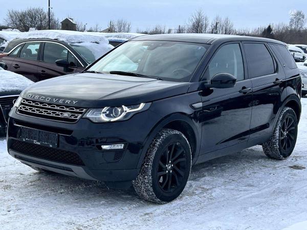 Black Land Rover Discovery Sport 2018 in Kretinga, with an engine capacity of 2.00 L and mileage of 191 thousand km for 10900 €, photo 5 on AUTOMOTO.COM.LV