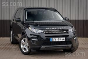 Черный Ленд Ровер Discovery Sport 2018 в Тукумс, объемом двигателя 2.00 л и пробегом 124 тыс. км за 13750 €, фото  на AUTOMOTO.COM.LV