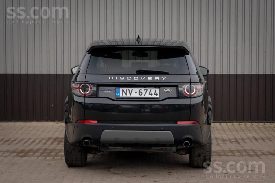 Черный Ленд Ровер Discovery Sport 2018 в Тукумс, объемом двигателя 2.00 л и пробегом 124 тыс. км за 12950 €, фото 6 на AUTOMOTO.COM.LV