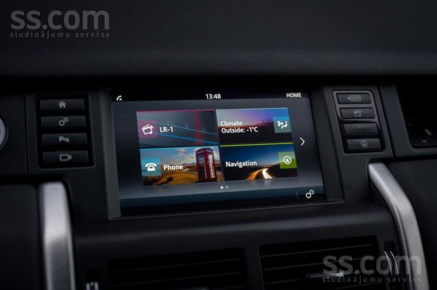 Черный Ленд Ровер Discovery Sport 2018 в Тукумс, объемом двигателя 2.00 л и пробегом 124 тыс. км за 12950 €, фото 24 на AUTOMOTO.COM.LV