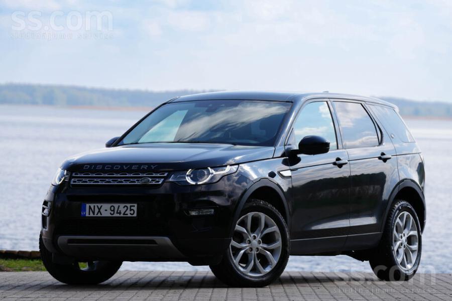 Черный Ленд Ровер Discovery Sport 2018 в Рига, объемом двигателя 2.00 л и пробегом 227 тыс. км за 11999 €, фото 1 на AUTOMOTO.COM.LV