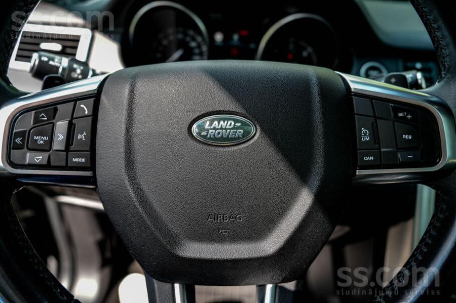Черный Ленд Ровер Discovery Sport 2018 в Рига, объемом двигателя 2.00 л и пробегом 227 тыс. км за 11999 €, фото 10 на AUTOMOTO.COM.LV