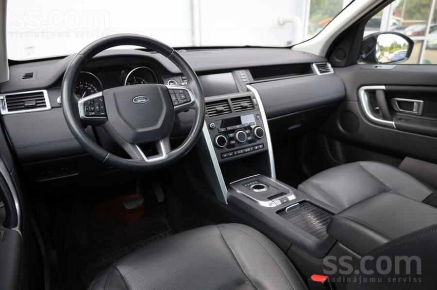 Melns Land Rover Discovery Sport 2018 Rīga, ar dzinēja tilpumu 2.00 L un nobraukumu 0 tūkst. km par 8995 €, foto 11 vietnē AUTOMOTO.COM.LV