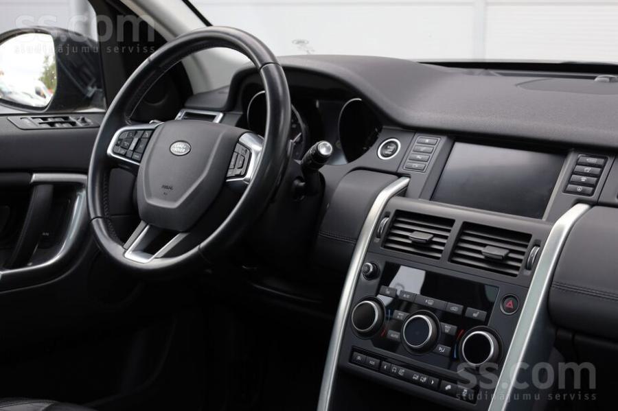Melns Land Rover Discovery Sport 2018 Rīga, ar dzinēja tilpumu 2.00 L un nobraukumu 0 tūkst. km par 8995 €, foto 16 vietnē AUTOMOTO.COM.LV