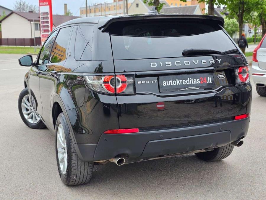 Melns Land Rover Discovery Sport 2018 Šauļi, ar dzinēja tilpumu 2.00 L un nobraukumu 152 tūkst. km par 11450 €, foto 9 vietnē AUTOMOTO.COM.LV