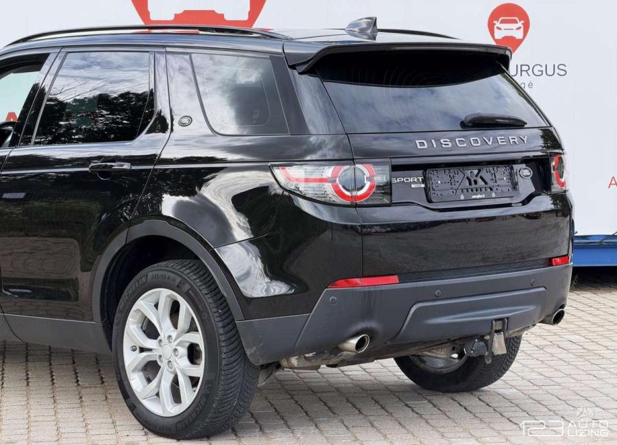 Черный Ленд Ровер Discovery Sport 2018 в Таураге, объемом двигателя 2.00 л и пробегом 153 тыс. км за 11200 €, фото 9 на AUTOMOTO.COM.LV