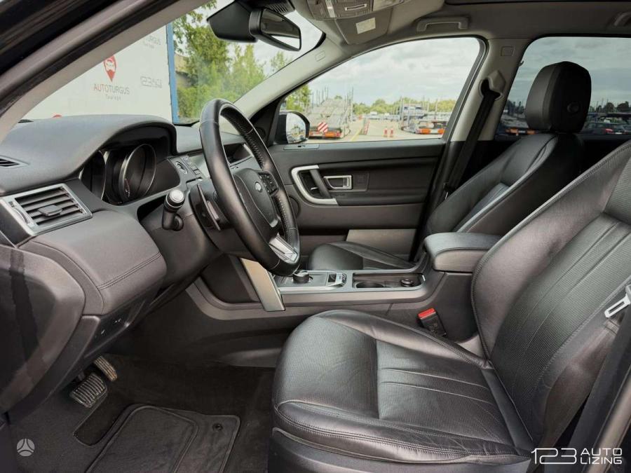 Черный Ленд Ровер Discovery Sport 2018 в Таураге, объемом двигателя 2.00 л и пробегом 153 тыс. км за 11200 €, фото 12 на AUTOMOTO.COM.LV