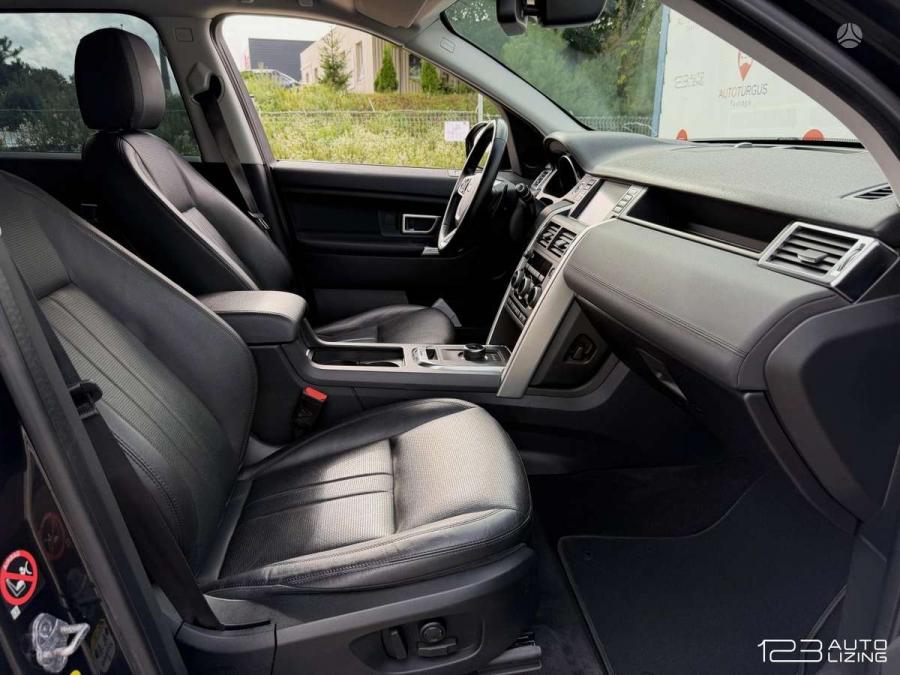 Черный Ленд Ровер Discovery Sport 2018 в Таураге, объемом двигателя 2.00 л и пробегом 153 тыс. км за 11200 €, фото 15 на AUTOMOTO.COM.LV