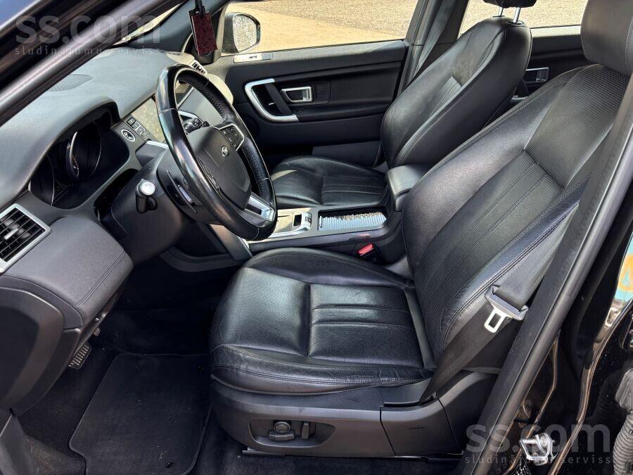 Melns Land Rover Discovery Sport 2018 Rīga, ar dzinēja tilpumu 2.00 L un nobraukumu 157 tūkst. km par 10950 €, foto 8 vietnē AUTOMOTO.COM.LV