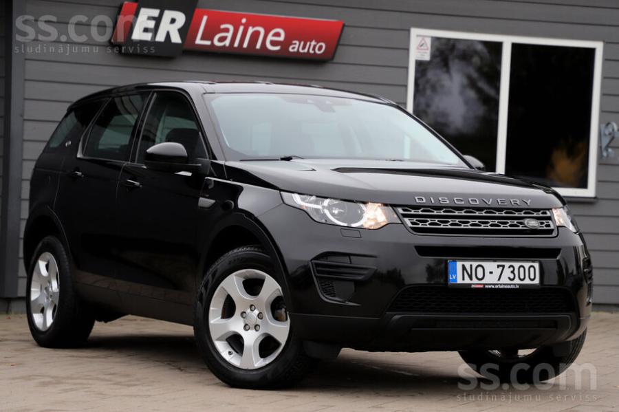 Melns Land Rover Discovery Sport 2018 Tukums, ar dzinēja tilpumu 2.00 L un nobraukumu 146 tūkst. km par 9000 €, foto 1 vietnē AUTOMOTO.COM.LV