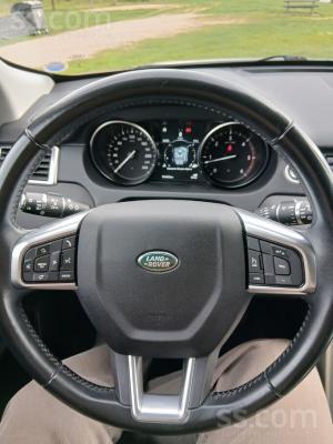 Melns Land Rover Discovery Sport 2018 Daugavpils, ar dzinēja tilpumu 2.00 L un nobraukumu 155 tūkst. km par 9700 €, foto 14 vietnē AUTOMOTO.COM.LV