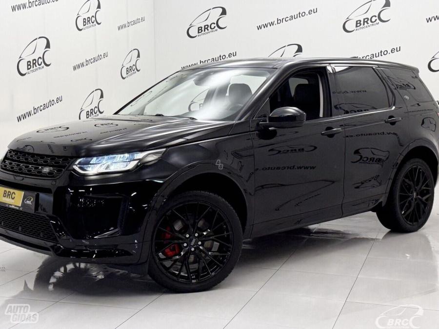 Black Land Rover Discovery Sport 2019 in Avizieniai, with an engine capacity of 2.00 L and mileage of 85 thousand km for 20900 €, photo 1 on AUTOMOTO.COM.LV