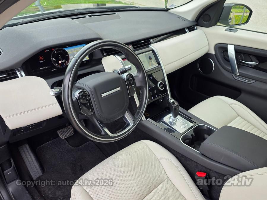 Black Land Rover Discovery Sport 2019 in Viljandi, with an engine capacity of 2.00 L and mileage of 86 thousand km for 23800 €, photo 15 on AUTOMOTO.COM.LV