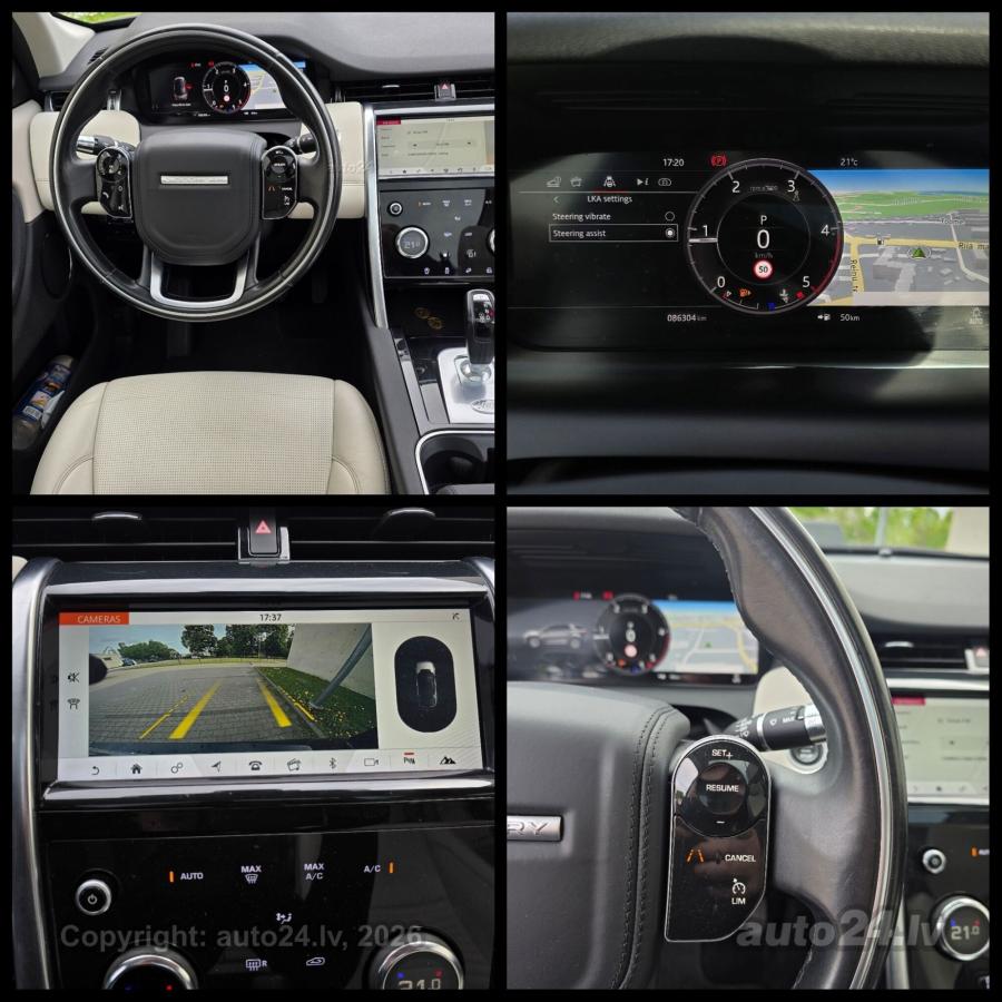 Black Land Rover Discovery Sport 2019 in Viljandi, with an engine capacity of 2.00 L and mileage of 86 thousand km for 23800 €, photo 21 on AUTOMOTO.COM.LV