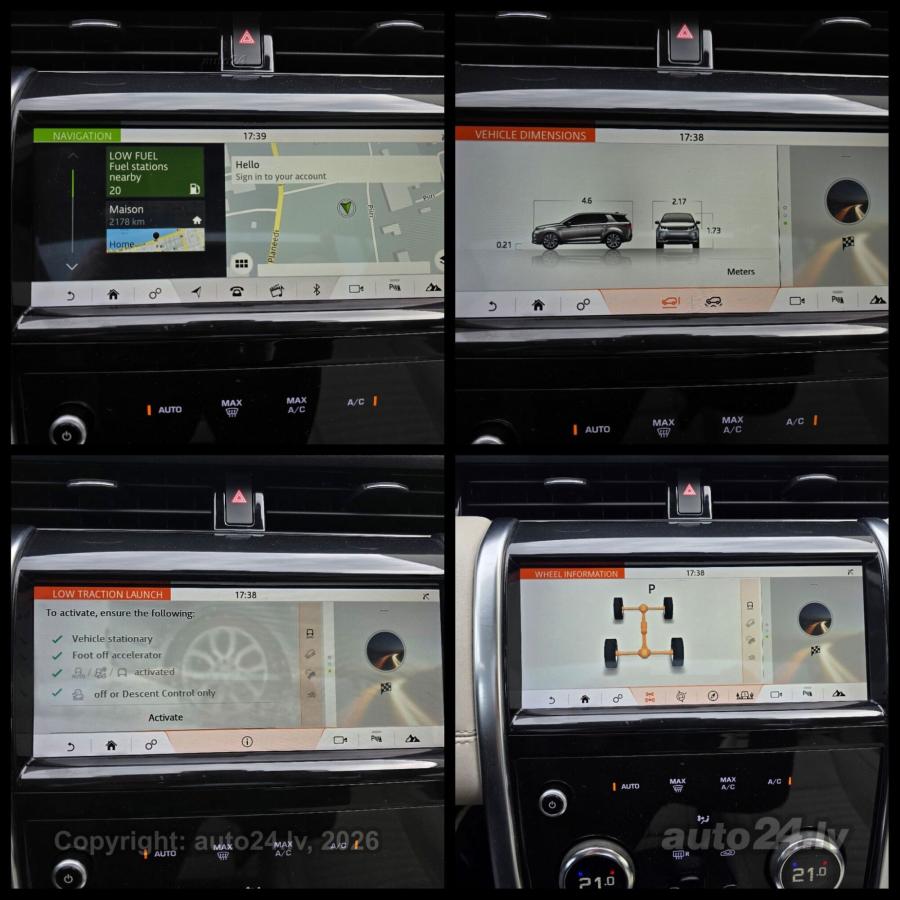 Black Land Rover Discovery Sport 2019 in Viljandi, with an engine capacity of 2.00 L and mileage of 86 thousand km for 23800 €, photo 23 on AUTOMOTO.COM.LV