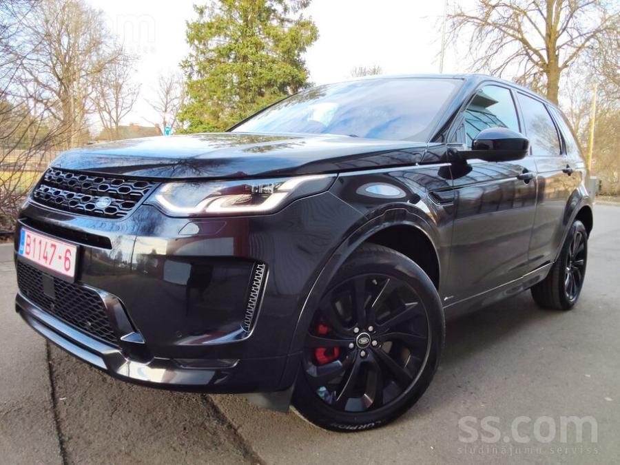 Черный Ленд Ровер Discovery Sport 2019 в Рига, объемом двигателя 2.00 л и пробегом 180 тыс. км за 17490 €, фото 1 на AUTOMOTO.COM.LV