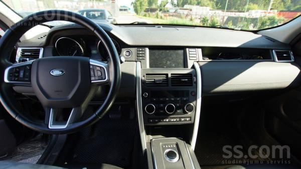 Black Land Rover Discovery Sport 2019 in Riga, with an engine capacity of 2.00 L and mileage of 170 thousand km for 13450 €, photo 5 on AUTOMOTO.COM.LV
