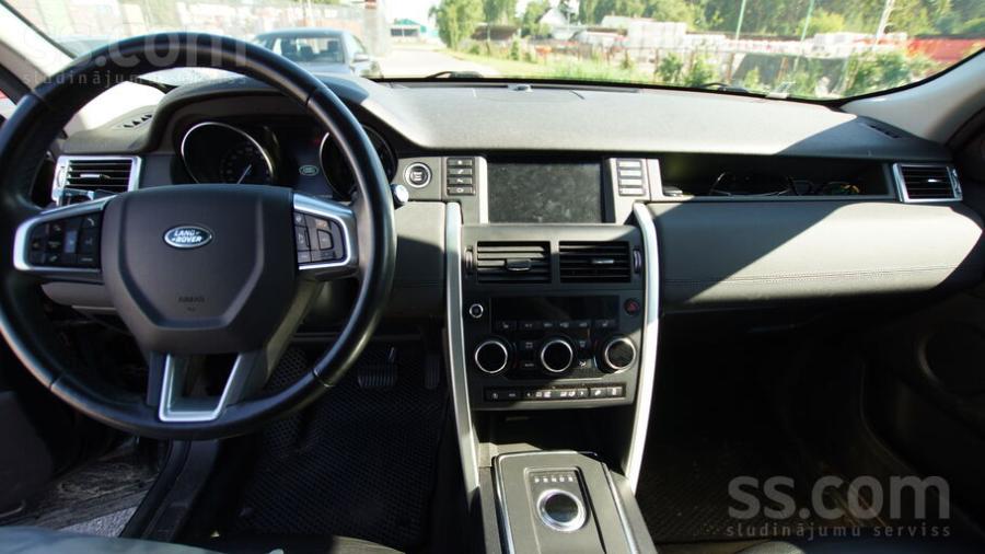 Melns Land Rover Discovery Sport 2019 Rīga, ar dzinēja tilpumu 2.00 L un nobraukumu 170 tūkst. km par 13450 €, foto 6 vietnē AUTOMOTO.COM.LV