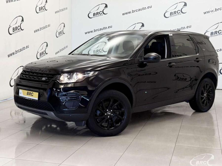 Black Land Rover Discovery Sport 2019 in Vilnius, with an engine capacity of 2.00 L and mileage of 193 thousand km for 9900 €, photo 1 on AUTOMOTO.COM.LV