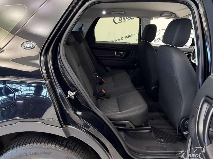 Black Land Rover Discovery Sport 2019 in Vilnius, with an engine capacity of 2.00 L and mileage of 193 thousand km for 9900 €, photo 11 on AUTOMOTO.COM.LV