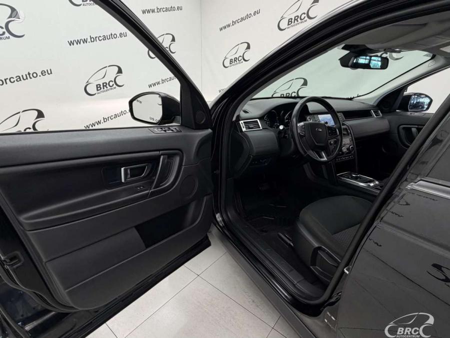 Black Land Rover Discovery Sport 2019 in Vilnius, with an engine capacity of 2.00 L and mileage of 193 thousand km for 9900 €, photo 20 on AUTOMOTO.COM.LV