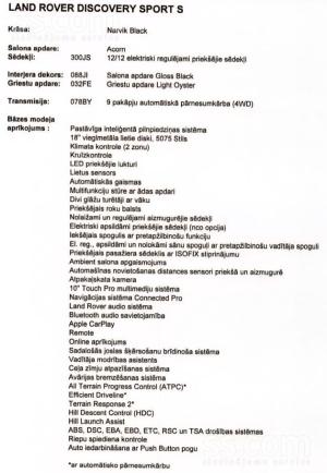 Black Land Rover Discovery Sport 2020 in Jurmala, with an engine capacity of 2.00 L and mileage of 97 thousand km for 19300 €, photo 17 on AUTOMOTO.COM.LV
