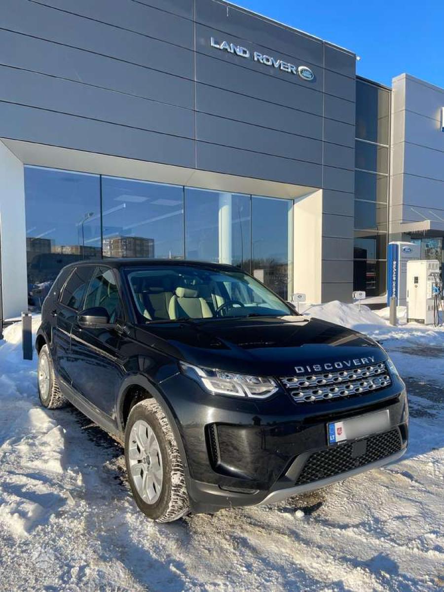 Черный Ленд Ровер Discovery Sport 2020 в Вильнюс, объемом двигателя 2.00 л и пробегом 64 тыс. км за 23900 €, фото 2 на AUTOMOTO.COM.LV