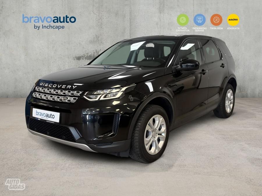 Melns Land Rover Discovery Sport 2020 Viļņa, ar dzinēja tilpumu 2.00 L un nobraukumu 122 tūkst. km par 22500 €, foto 1 vietnē AUTOMOTO.COM.LV