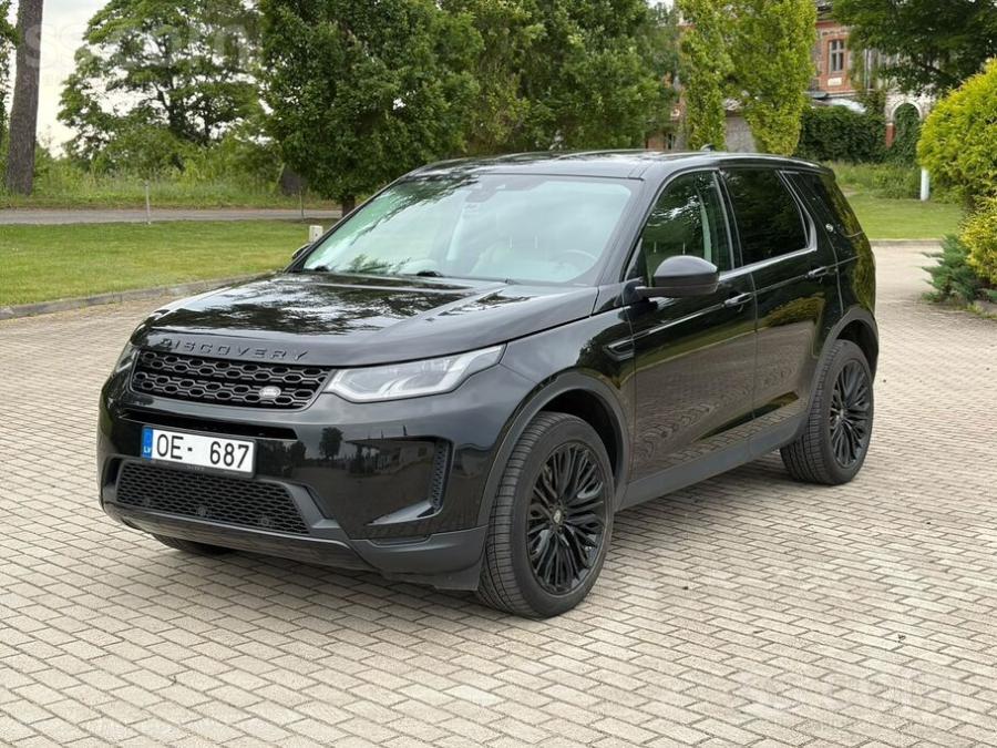 Черный Ленд Ровер Discovery Sport 2020 в Мадона, объемом двигателя 2.00 л и пробегом 80 тыс. км за 19900 €, фото 1 на AUTOMOTO.COM.LV