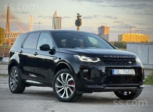Melns Land Rover Discovery Sport 2021 Rīga, ar dzinēja tilpumu 2.00 L un nobraukumu 166 tūkst. km par 26650 €, foto  vietnē AUTOMOTO.COM.LV