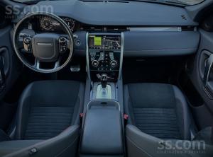 Black Land Rover Discovery Sport 2021 in Riga, with an engine capacity of 2.00 L and mileage of 166 thousand km for 26650 €, photo 12 on AUTOMOTO.COM.LV