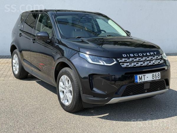 Black Land Rover Discovery Sport 2021 in Riga, with an engine capacity of 2.00 L and mileage of 0 thousand km for 30000 €, photo 2 on AUTOMOTO.COM.LV