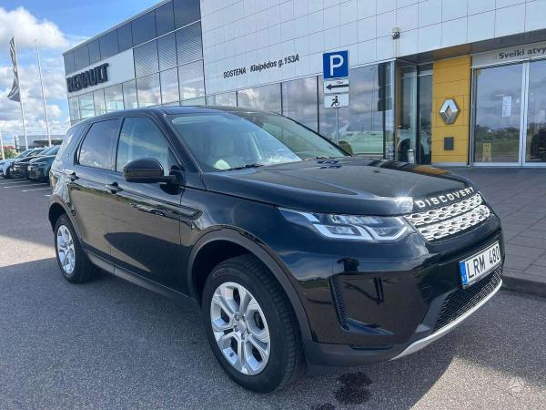 Melns Land Rover Discovery Sport 2021 Panevēža, ar dzinēja tilpumu 2.00 L un nobraukumu 125 tūkst. km par 15900 €, foto 1 vietnē AUTOMOTO.COM.LV