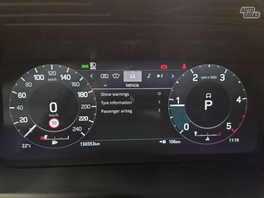 Черный Ленд Ровер Discovery Sport 2021 в Вильнюс, объемом двигателя 2.00 л и пробегом 130 тыс. км за 22000 €, фото 16 на AUTOMOTO.COM.LV
